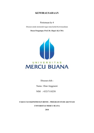 USAHA, Dian Anggraeni, Hapzi Ali, Berﬁkir kreativitas dan inovasi, Universitas Mercu Buana, 2018.PDF