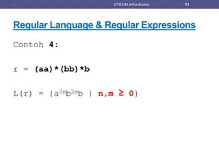 Materi 4 Regular Expression | PPTX