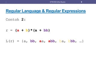 Materi 4 Regular Expression | PPTX | Programming Languages | Computing