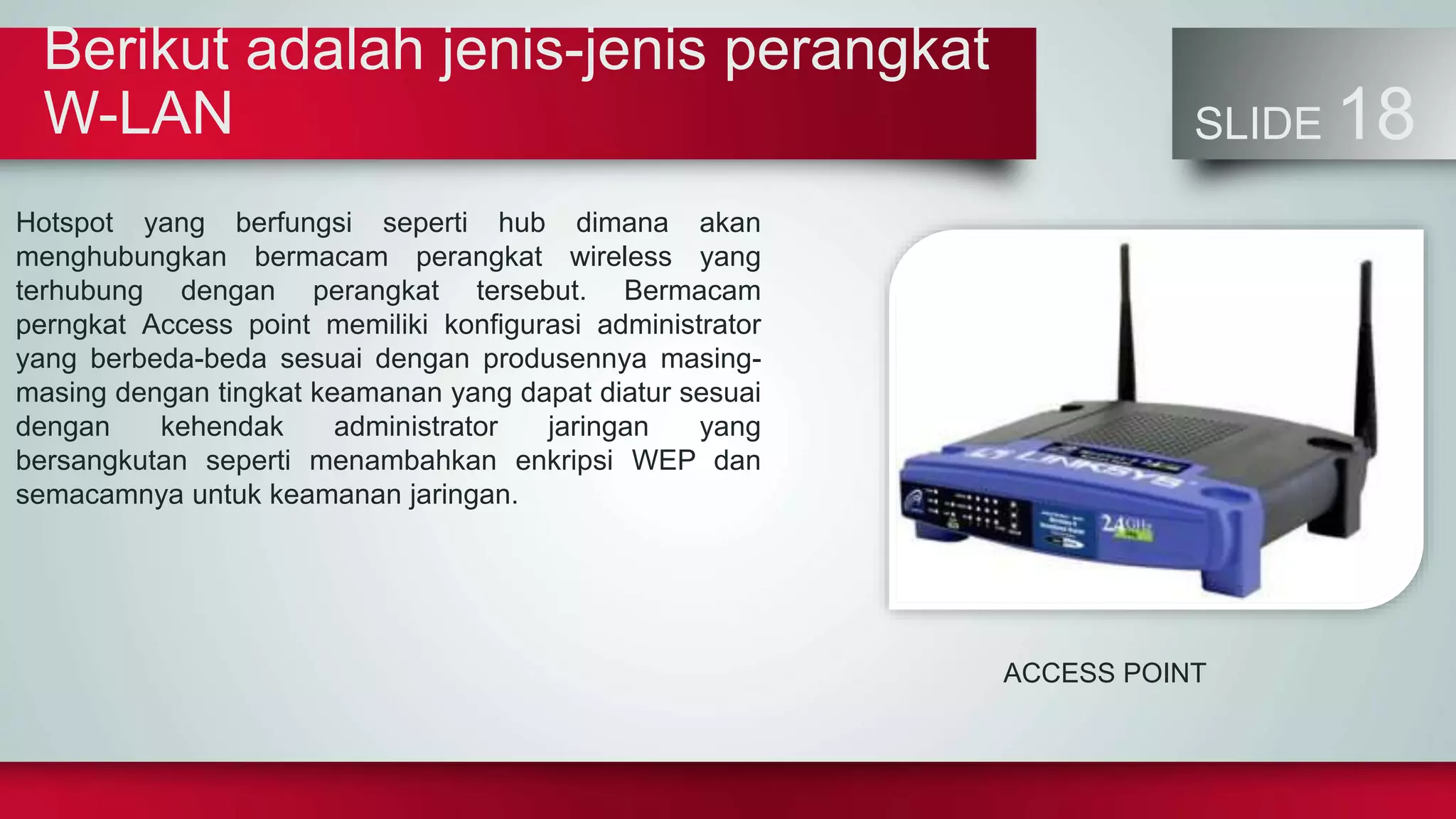 jaringan nirkabel | PPTX