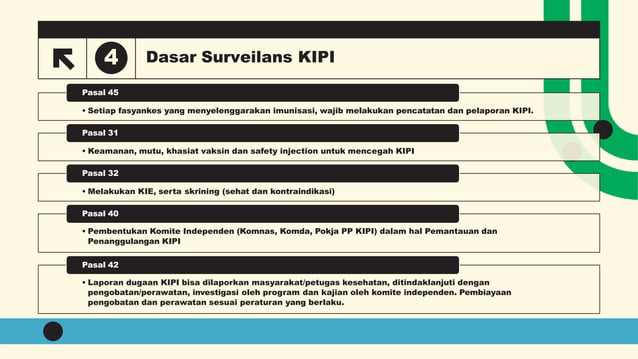 Kejadian Ikutan Pasca Imunisasi (KIPI) adalah semua kejadian medik yang terjadi setelah ...