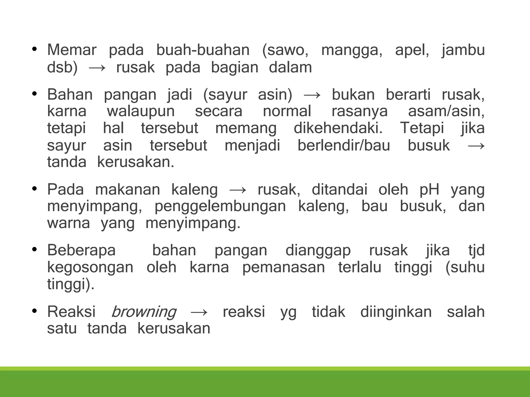 Materi 4 komponen dan kerusakan bahan pangan | PPT