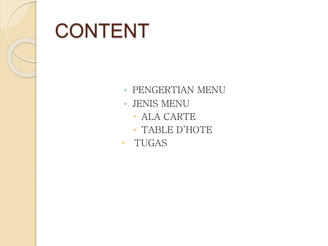 Materi 4 menu | PPTX