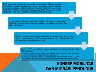 Mobilitas dan Migrasi Penduduk | PPTX