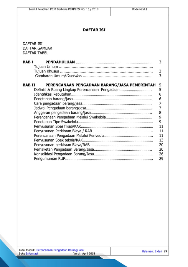 Materi 5. perencanaan pengadaan | PDF
