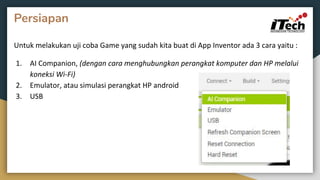 Materi 5. uji coba aplikasi company profile | PPT