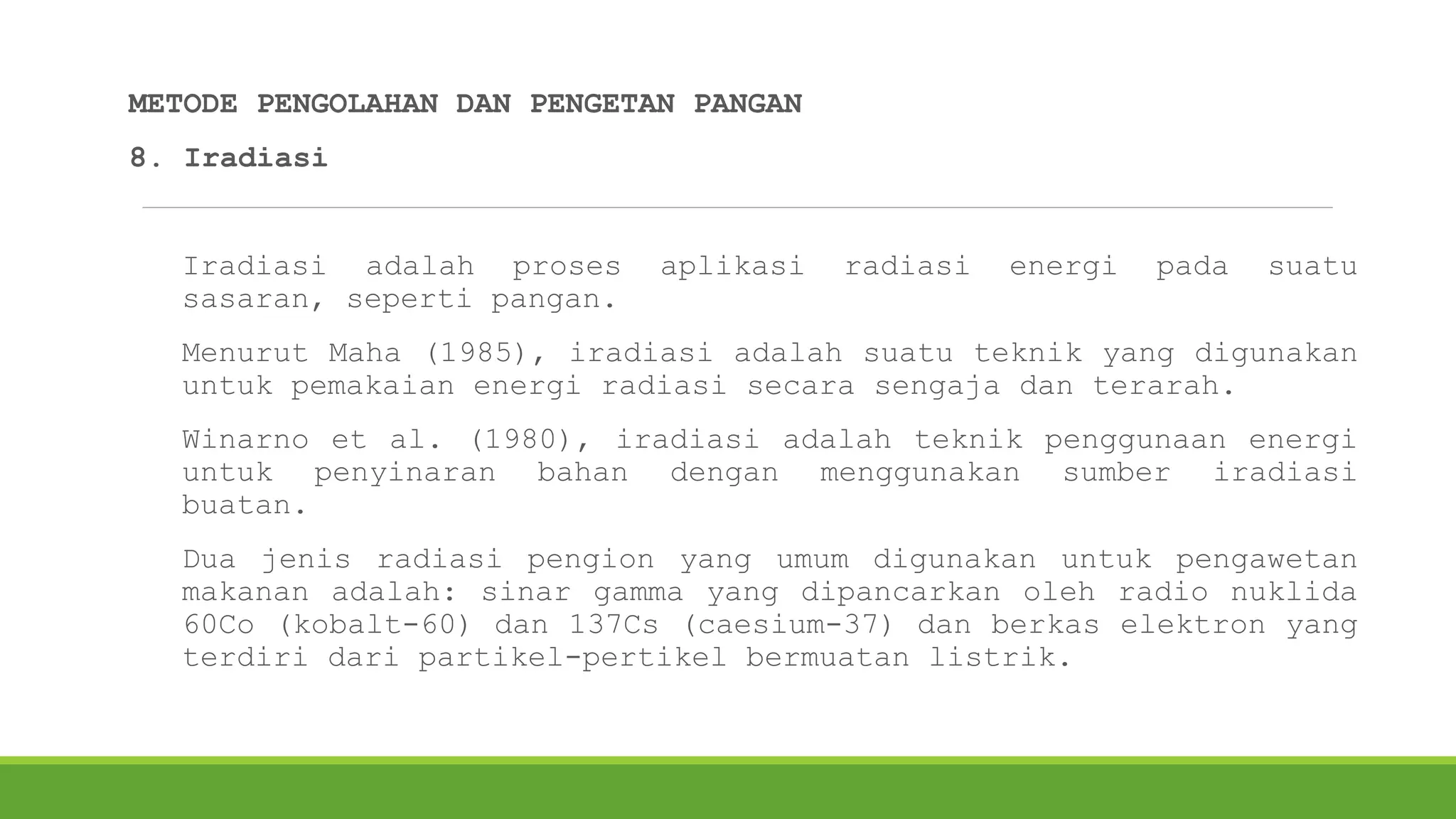 Materi 5 Metode Pengolahan dan Pengawetan Pangan | PPTX