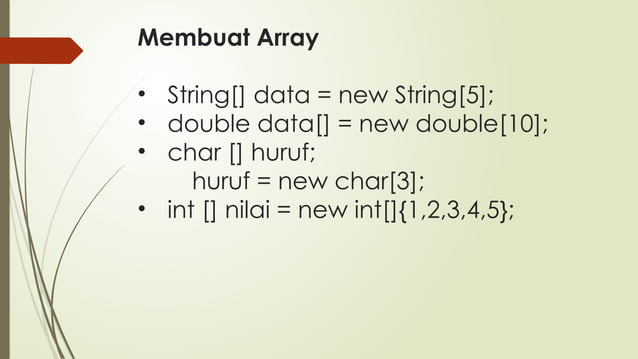 Dasar-Dasar Pemrograman adalah mata kuliah favorit saya. | PPT