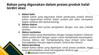 Ketentuan bahan proses produk halal untk mahasiswa | PPTX