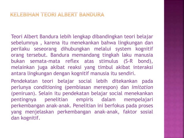 ALBERT BANDURA | PPTX