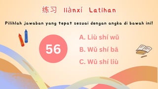 Materi Angka Dalam Bahasa Mandarin Beserta Artinya | PDF
