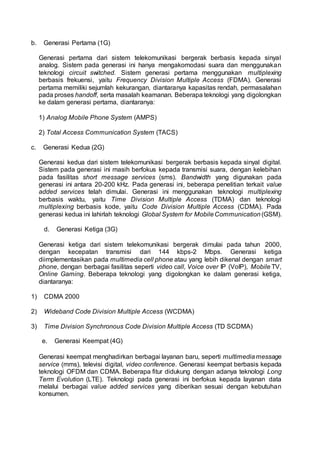 Materi 5 g teknologi | PDF