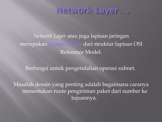 Lapisan Jaringan | PPT