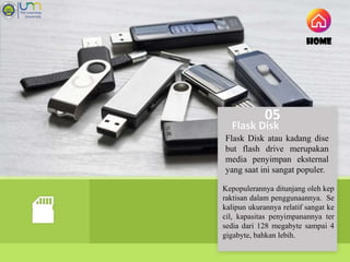 Materi 5 penyimpanan eksternal | PPTX