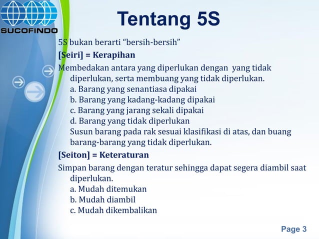 Materi 5 R (ringkas, rapi,resik,rawat,rajin) | PDF