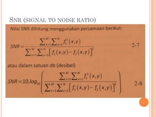 Mengukur Kualitas Citra Digital | PDF