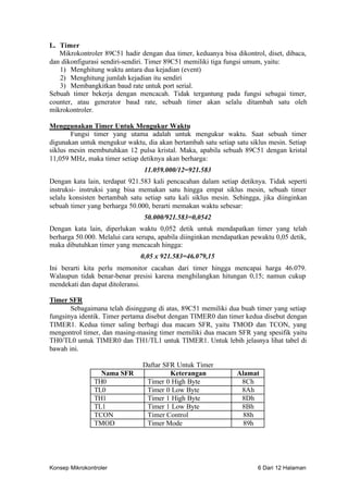 Materi 6 mikrokontroller | PDF
