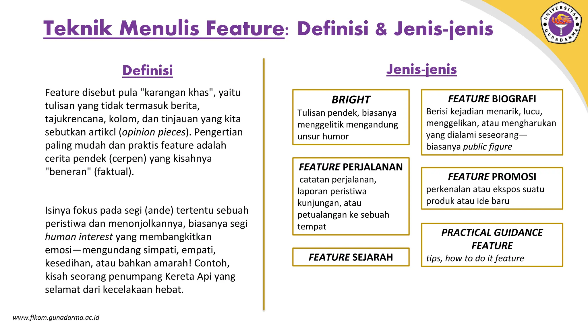 Materi 6 - TEKNIK MENULIS BERITA, ARTIKEL & FEATURE | PDF
