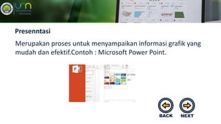 Materi 6 perangkat lunak aplikasi | PPTX
