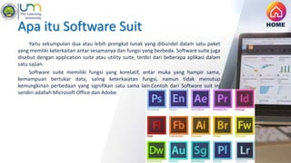 Materi 6 perangkat lunak aplikasi | PPTX