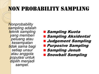 Materi 6 # populasi, sampel dan uji normalitas data | PPTX