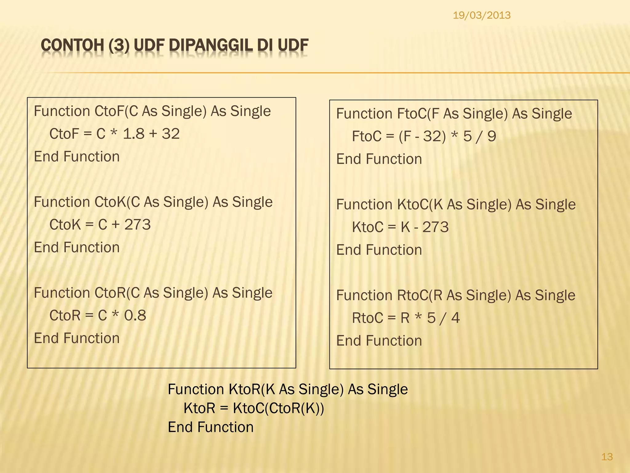 Materi 6 user definedfunction | PPT