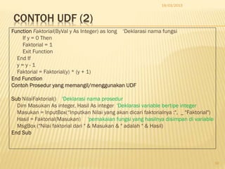 Materi 6 user definedfunction | PPT