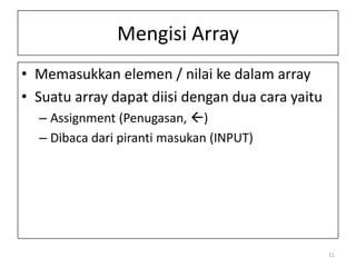 Materi 7. array | PPTX