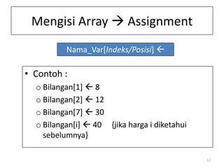 Materi 7. array | PPTX