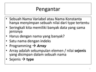 Materi 7. array | PPTX