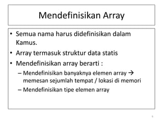Materi 7. array | PPTX