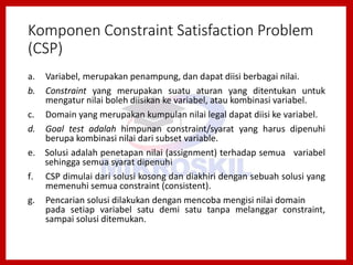 Materi 7. informed search constraint satisfaction problem | PPT | Free ...