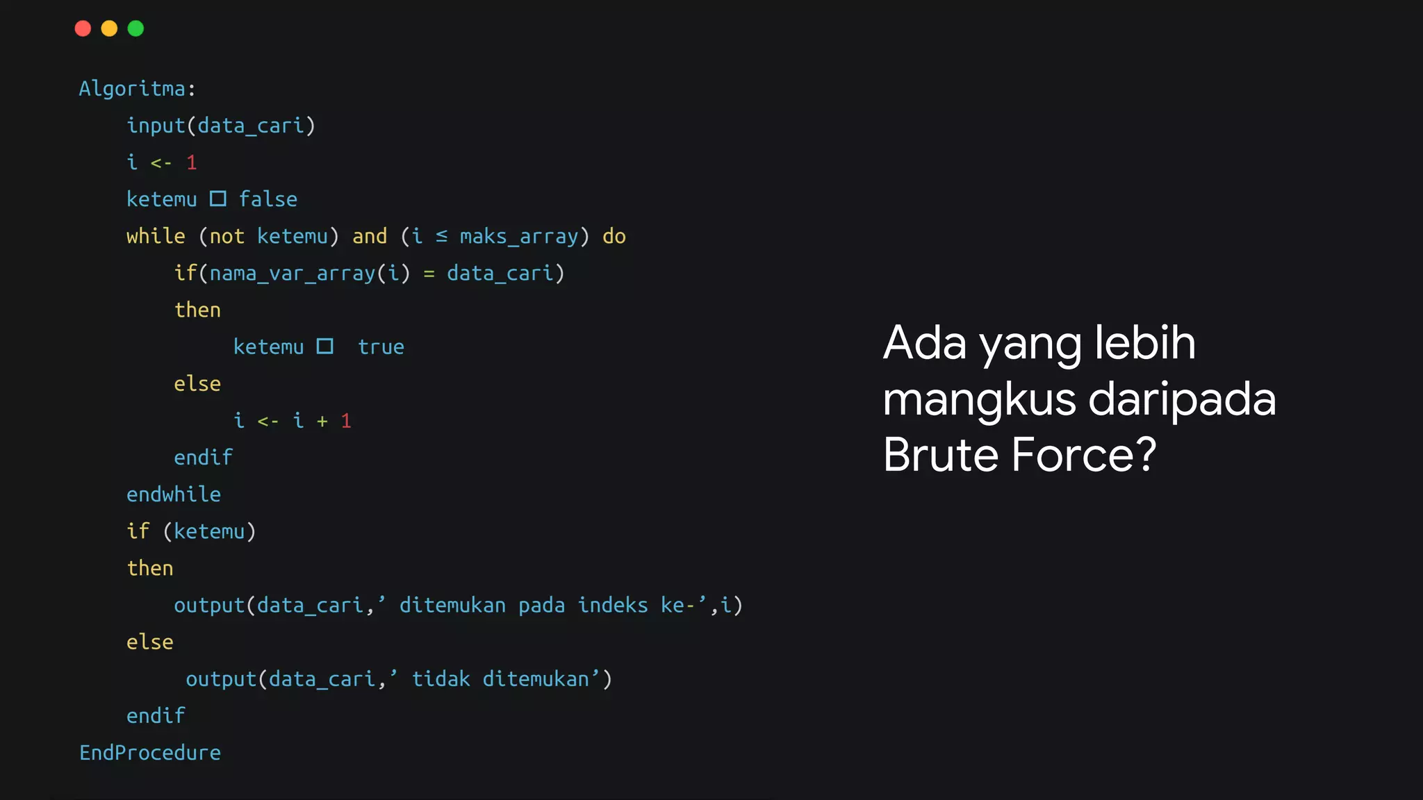 Analisis Algoritma - Strategi Algoritma Brute Force | PDF