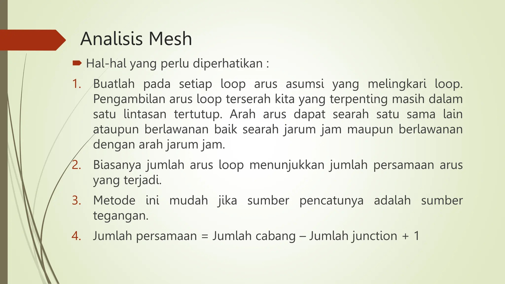 RANGKAIAN LISTRIK MATERI 7 ANALISIS MESH.pptx
