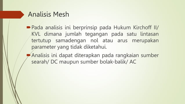 RANGKAIAN LISTRIK MATERI 7 ANALISIS MESH.pptx