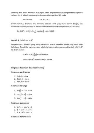 fungsi trigonometri | DOCX