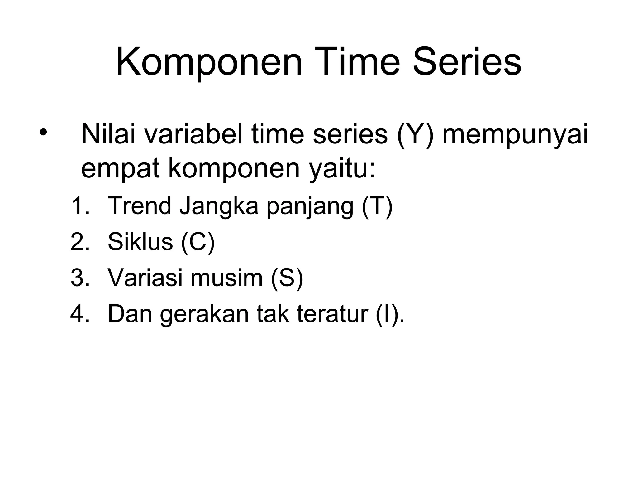 Materi 8 analisis time series | PPT