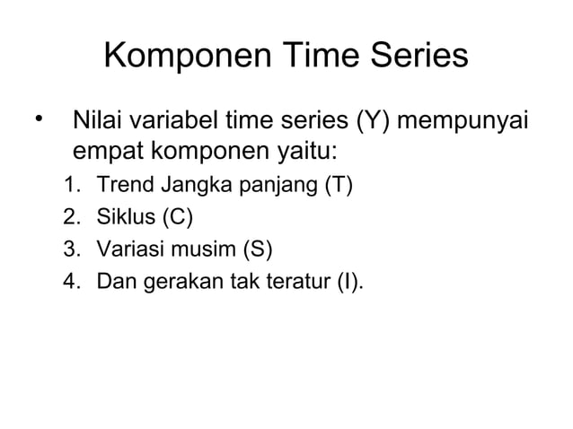 Materi 8 analisis time series | PPT