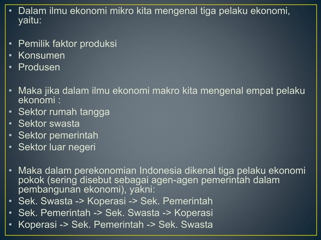Materi 8 sistem perekonomian indonesia | PPTX