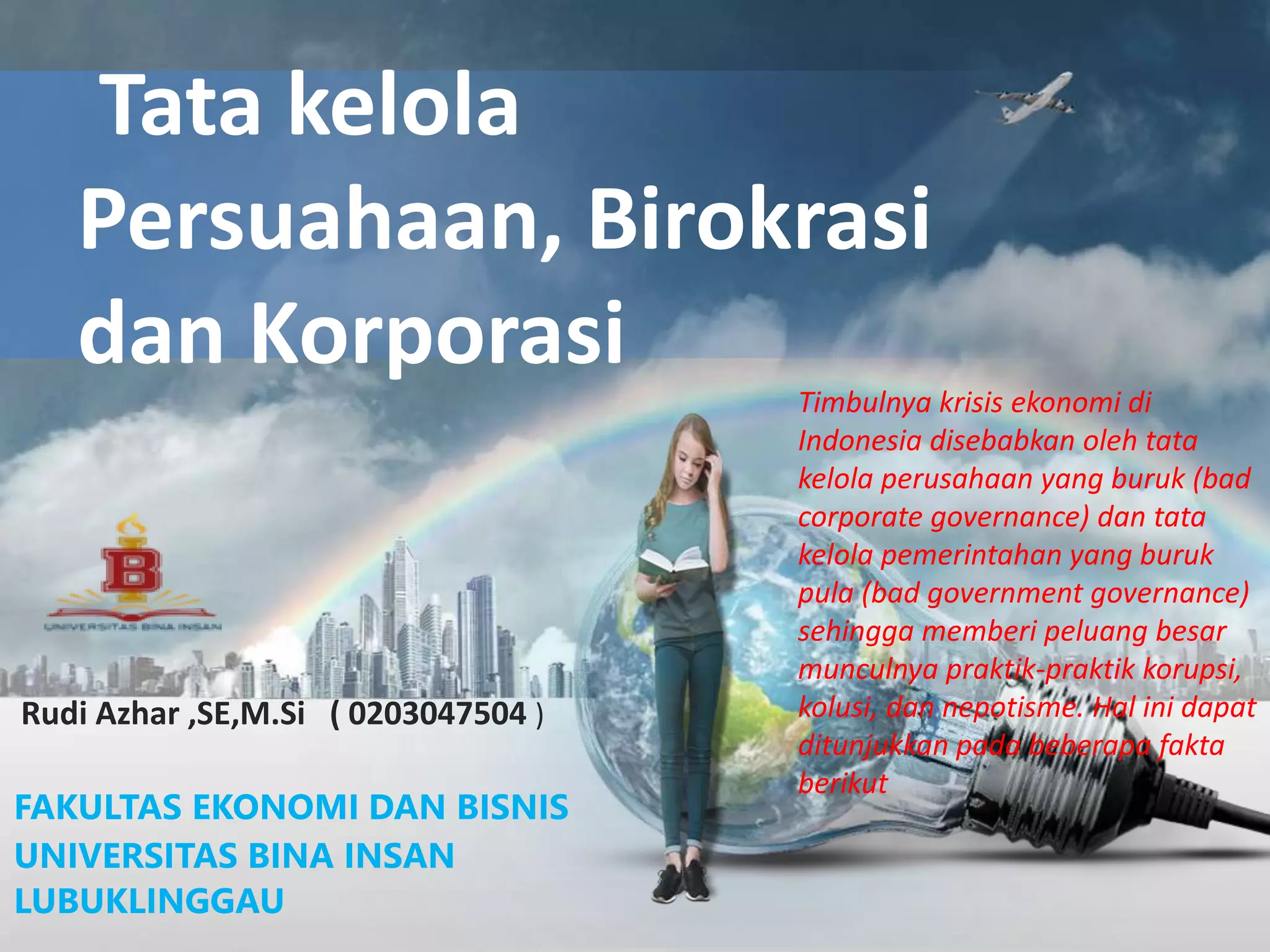 Materi 9 16 tata kelola perusahaan-ra | PPTX