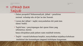 Muhammadiyah sebagai Gerakan pembaharuan | PPT