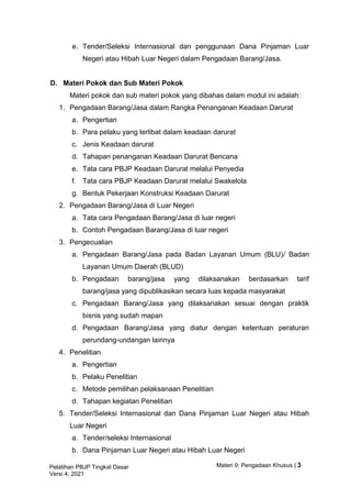 Materi 9 pengadaan khusus - versi 4 | PDF