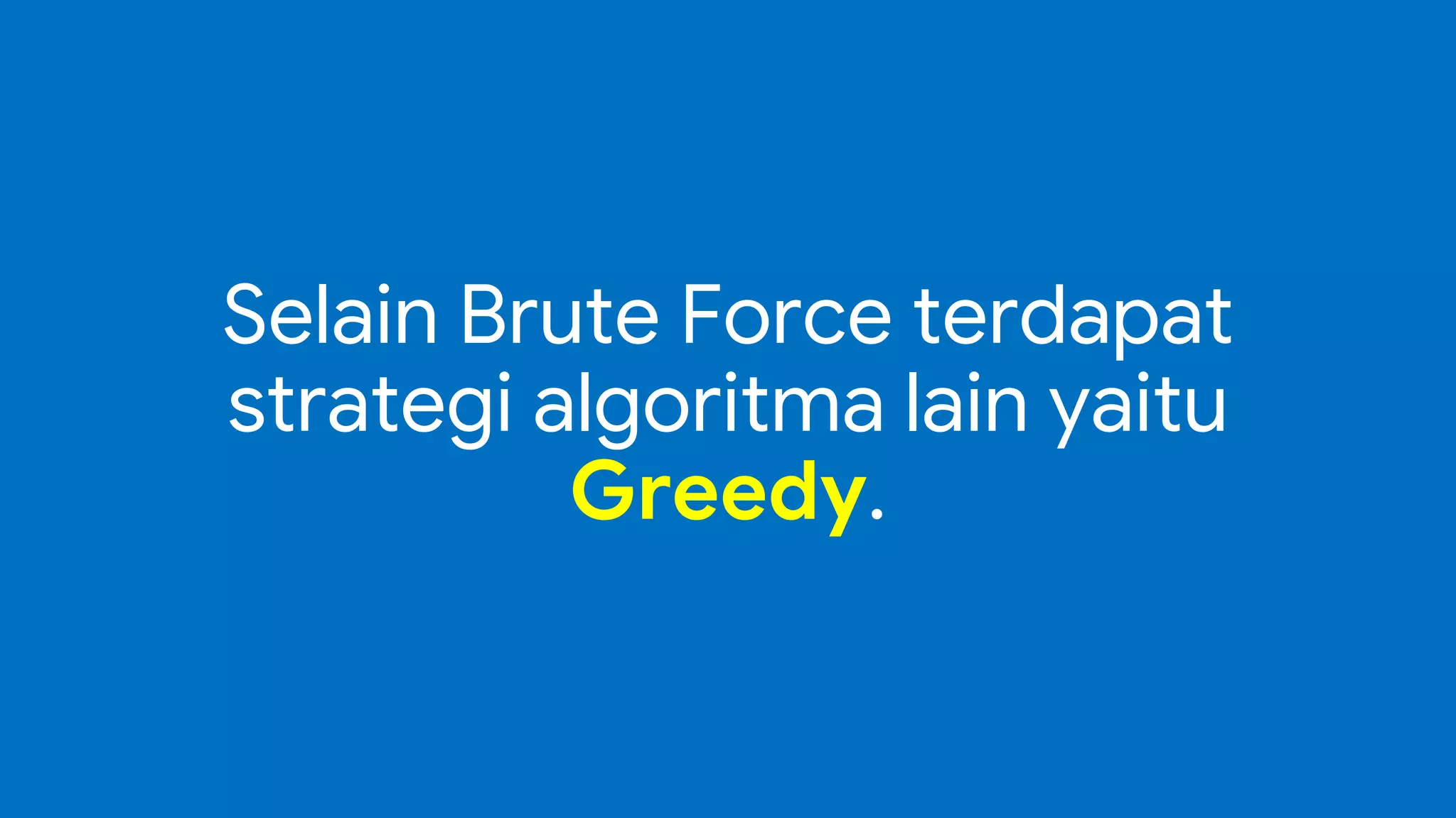 Analisis Algoritma - Strategi Algoritma Greedy | PDF