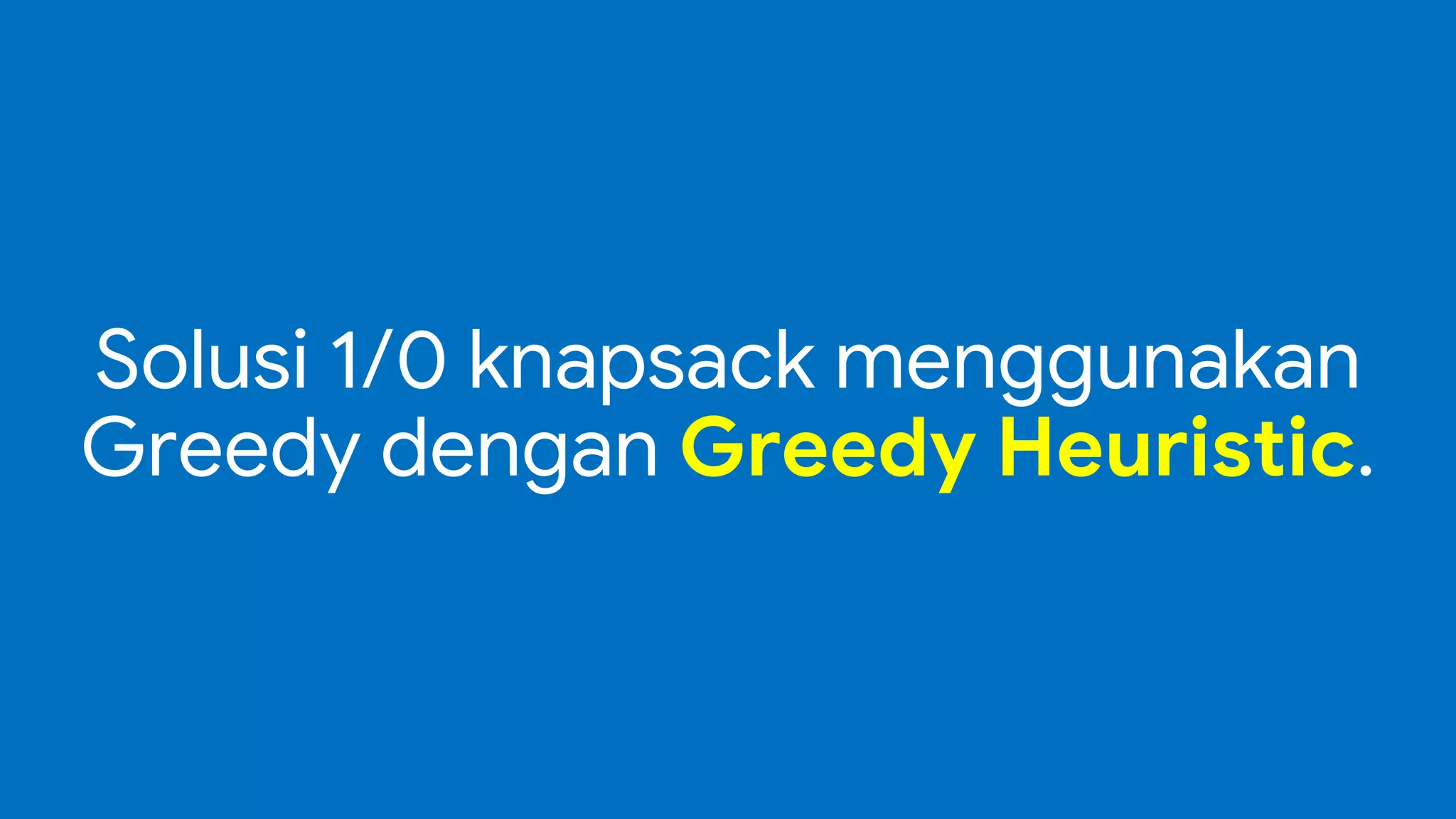 Analisis Algoritma - Strategi Algoritma Greedy | PDF