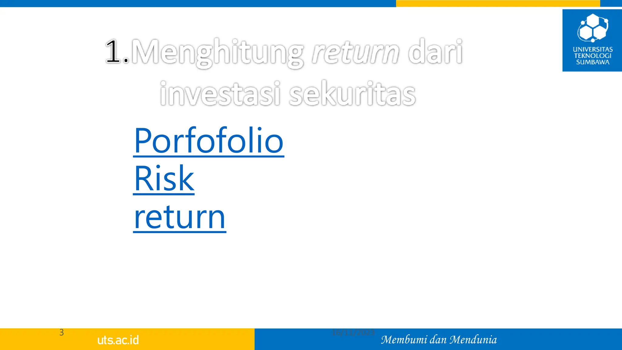 Materi 9 MANAJEMEN KEUANGAN RISK AND RETURN TRADE-OFF.pptx