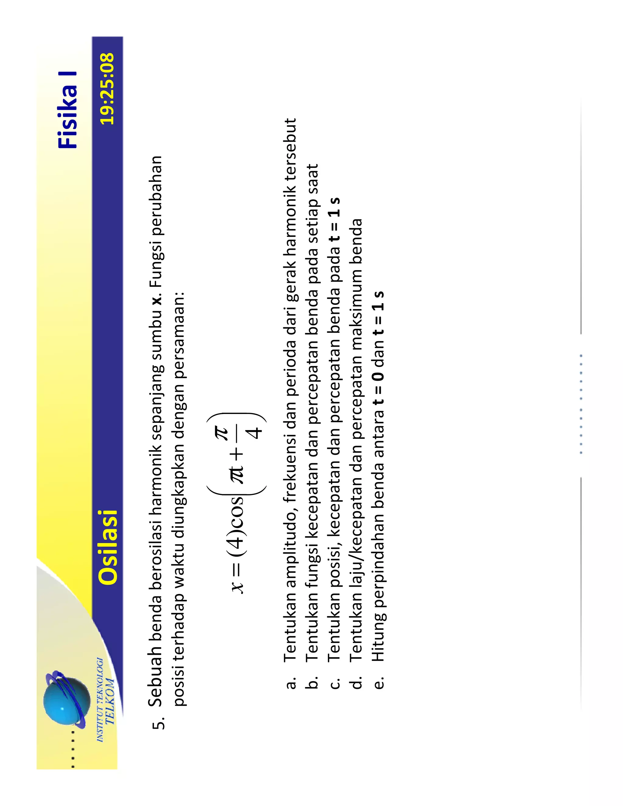 Materi 9 osilasi | PDF