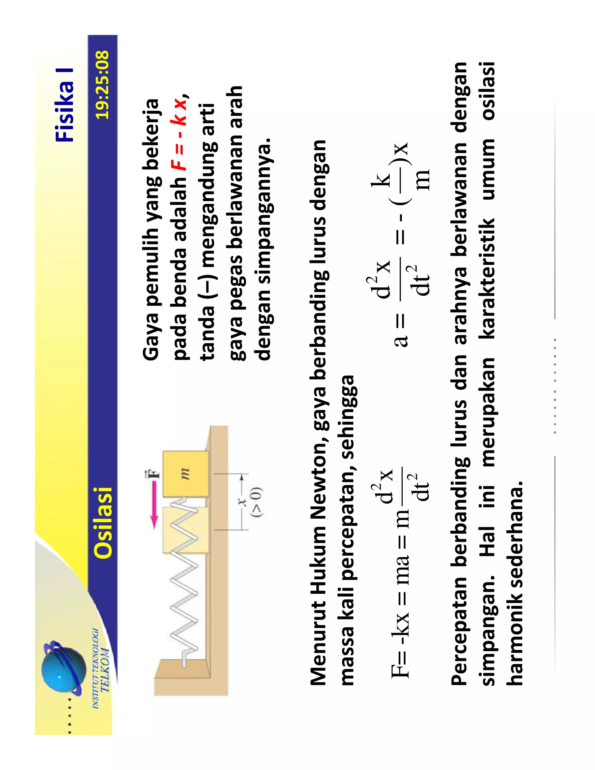 Materi 9 osilasi | PDF