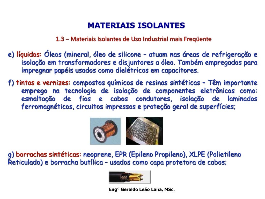 O Que São Materiais Isolantes - RETOEDU