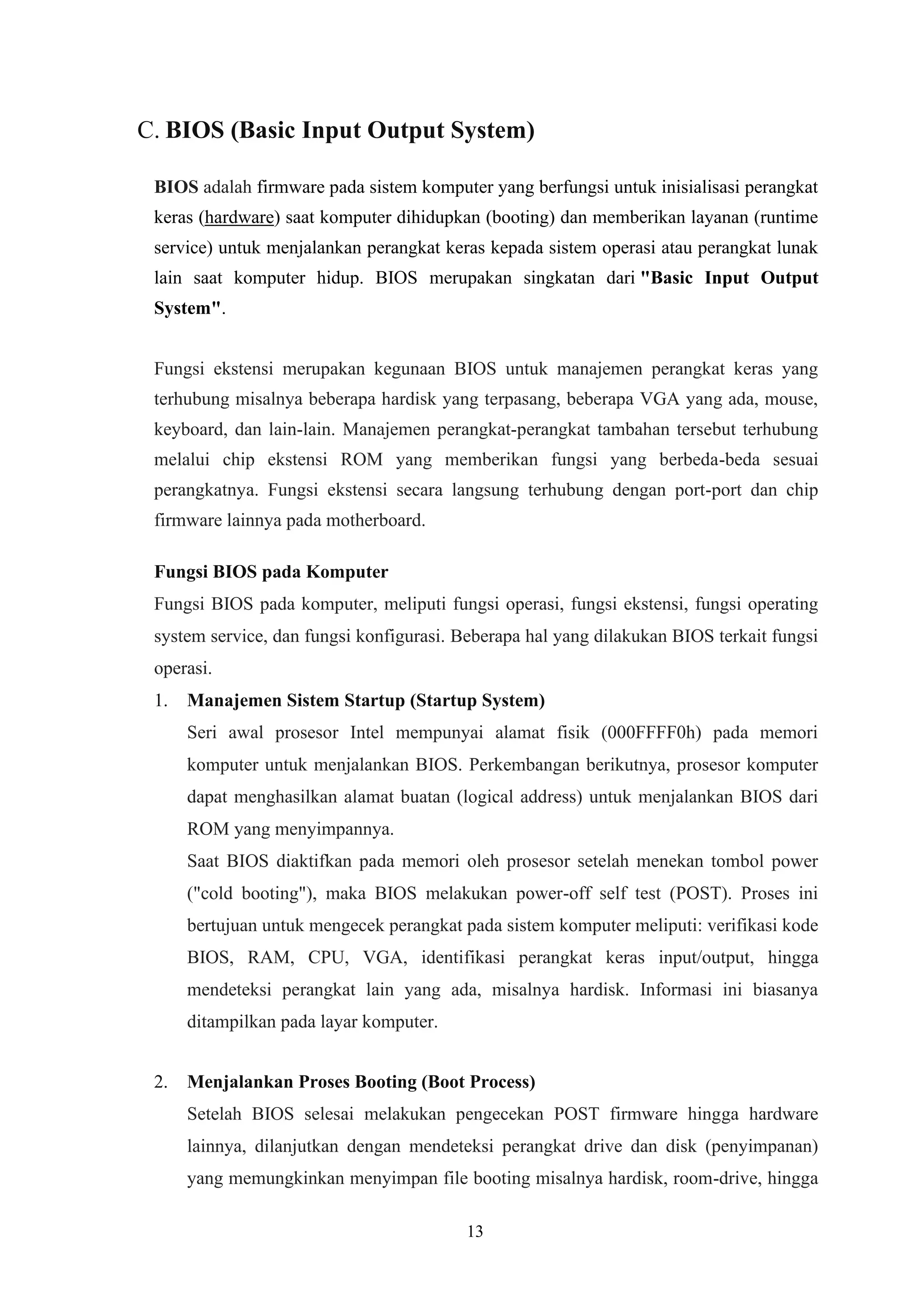 Materi ajar 1 permasalahan pada perangkat keras pc | PDF