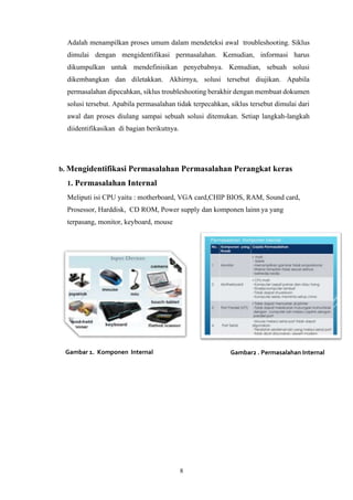 Materi ajar 1 permasalahan pada perangkat keras pc | PDF
